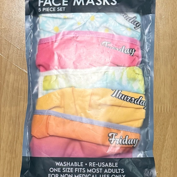 VISCOGRL FACEMASK | Accessories | Kids Days Of The Week Face Masks Set ...